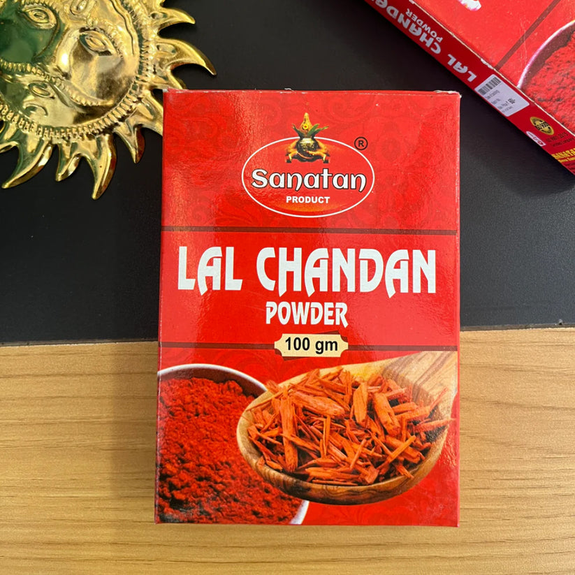 Lal Chandan Powder box – sanatansevasanstan
